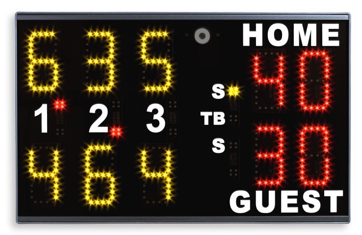 FAVERO: Portable electronic sports scoreboards for tennis