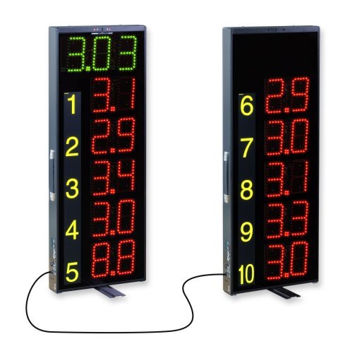 FAVERO: Electronic led scoreboards for voting, Portable scoreboards
