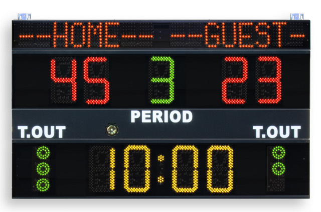 FAVERO: Electronic scoreboards, multisport scoreboards, LED scoreboards
