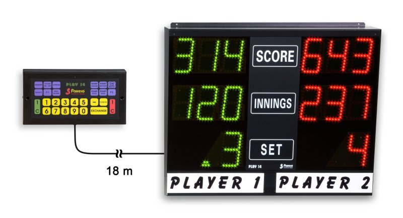 FAVERO: Scoreboard for billiards, pool, snooker, darts games ...