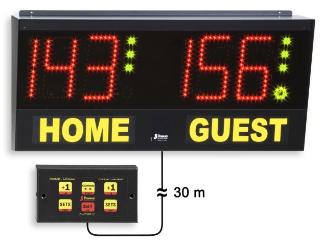 FAVERO: Volleyball scoreboard, Electronic scoreboard for volleyball game