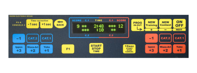 FAVERO: Karate scoreboard, Portable electronic scoreboard for karate ...