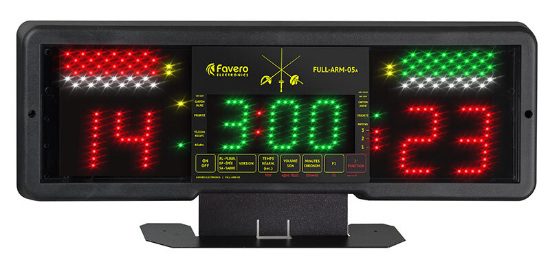 FAVERO: Fencing signalling equipment for three weapons